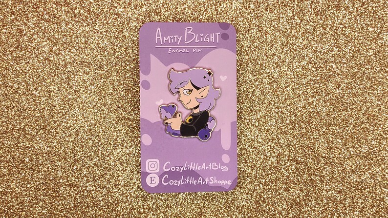 Amity Blight 1 5 Inch Enamel Pin The Owl House Etsy