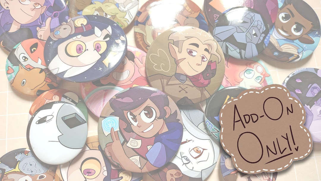 Individual Pinback Buttons (add-on Only!) - Etsy