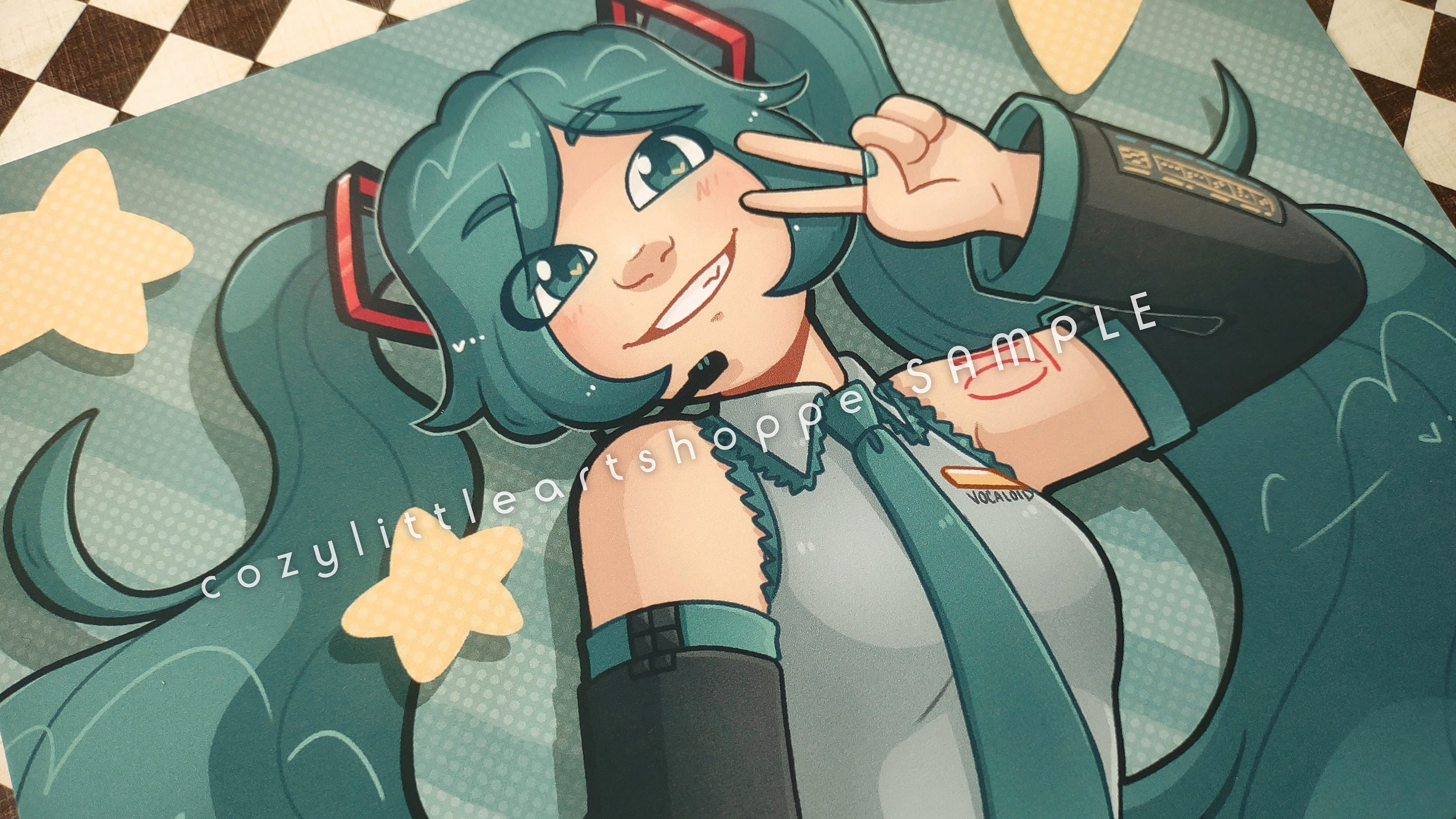 Digital Diva Hatsune Miku 8 X 10 Inch Matte Wall Art Print - Etsy