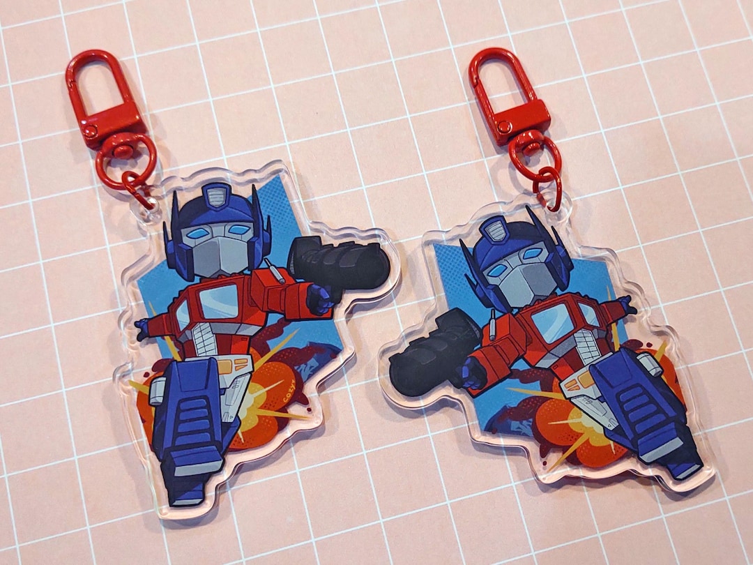 G1 Optimus Prime 2.5 Inch Acrylic Charm Keychain - Etsy