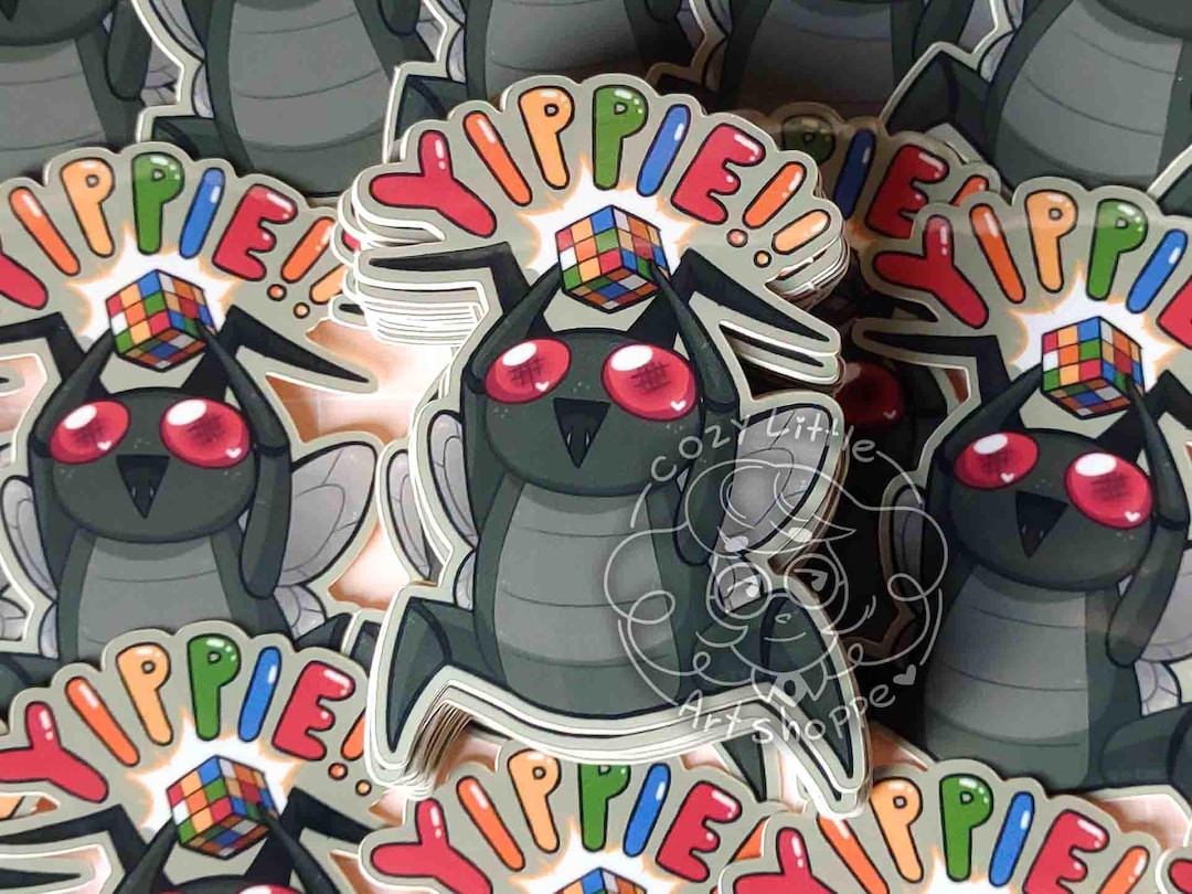 Loot Hoarding Bug YIPPIE 3 Inch Glossy Vinyl Sticker (lethal Company ...