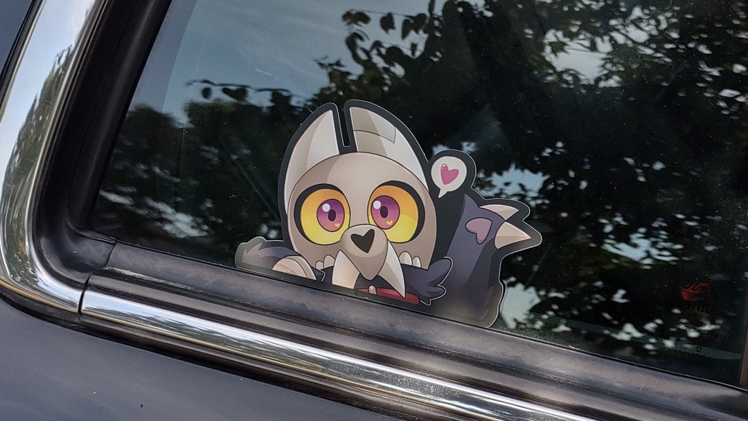 Large King Vinyl Peeker Sticker - 5.5 Inches Weatherproof Waterproof UV ...