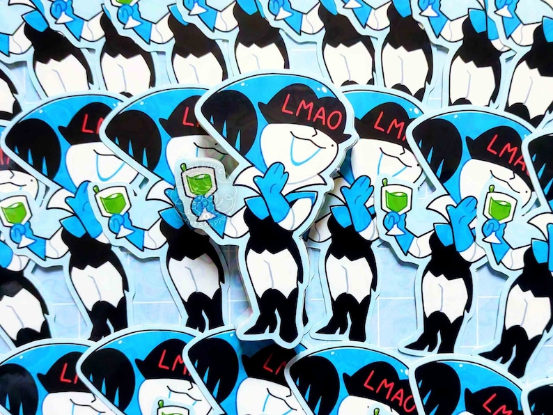 Q5U4EX7YY2E9N queen Deltarune Chapter 2 Three Inch Glossy Waterproof Weatherproof Vinyl Sticker ...