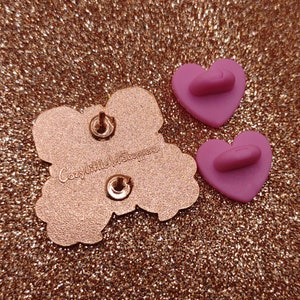 Floral Companion Cube - 1.25 Inch Enamel Lapel Pin - Etsy