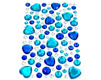 Stick on rhinestones | Etsy