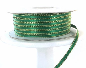 Green Gold Ribbon - Etsy