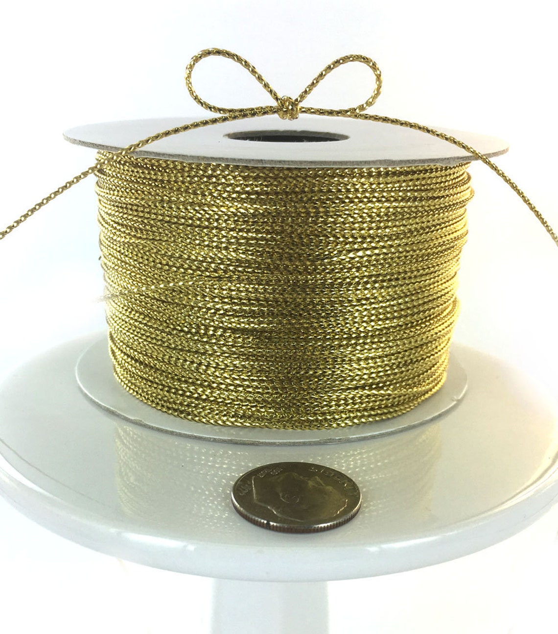 Gold Package Cord Decorative Trim 50 Yds Metallic | Etsy