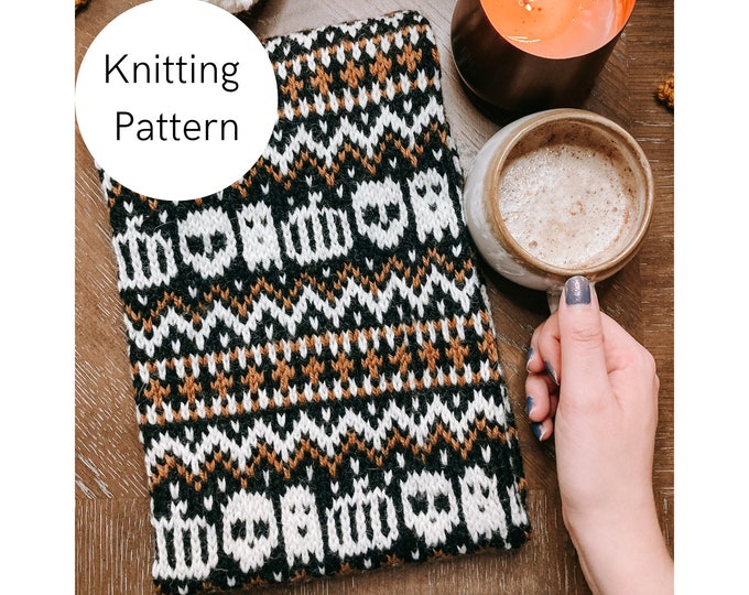 Scottish Thistle Cowl Knitting Pattern, Scottish Floral Neck Warmer ...