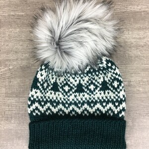 Forest Pines Beanie Knitting Pattern: Fair Isle Hat (PDF Pattern) - Etsy
