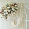 Cream Wedding Background,wedding Arch Decorations,dried Flower Arch ...