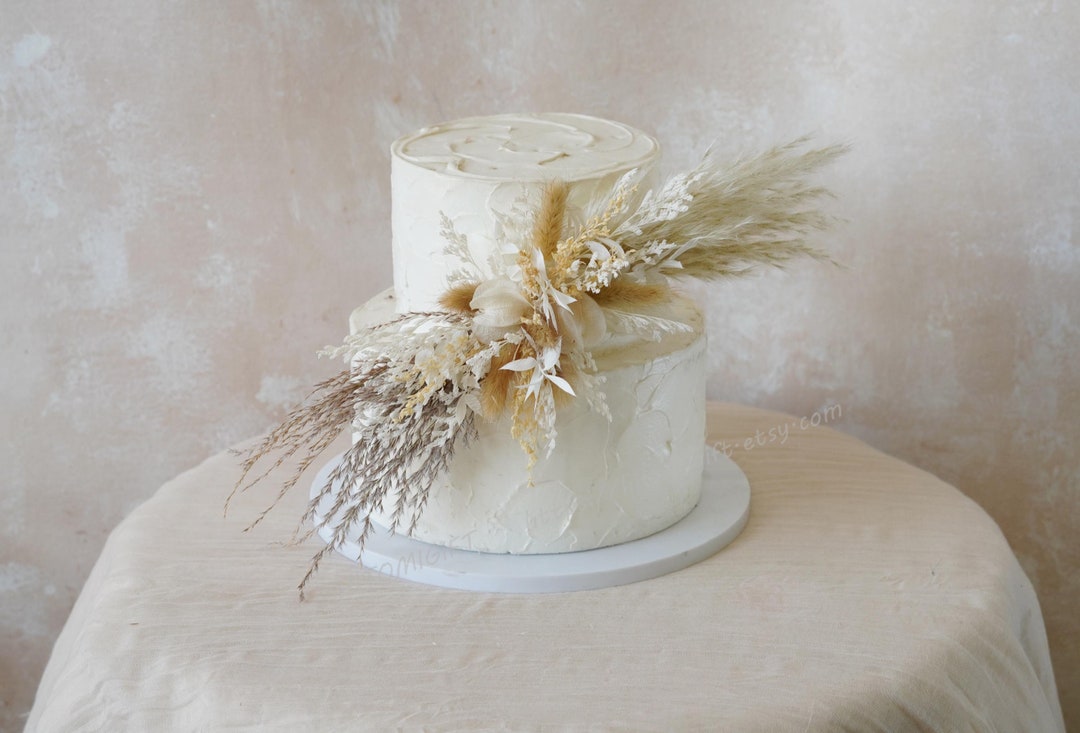 Pampas Grass Cake Decoration-dried Flower Cake Decoration-party Cake ...