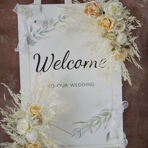 Boho Wedding Arrangementwelcome Signwedding Sign - Etsy