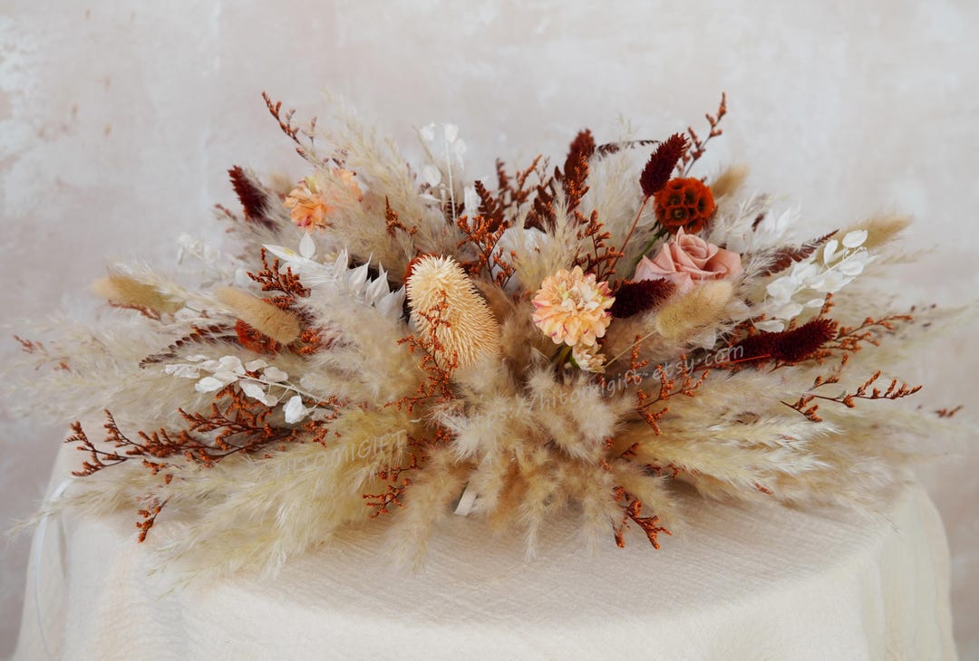 Wedding Floral Arrangements,rust Centerpieces,burnt Orange Wedding ...