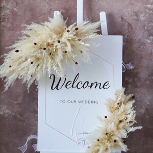 Boho Wedding Arrangementwelcome Signwedding Sign - Etsy
