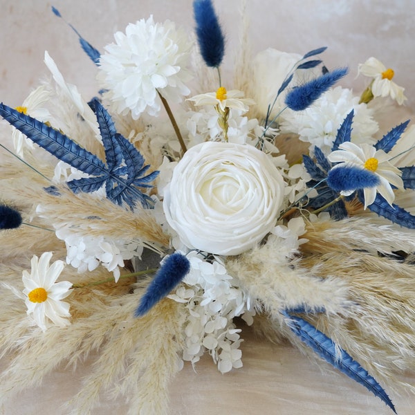 Blue Centerpiece - Etsy