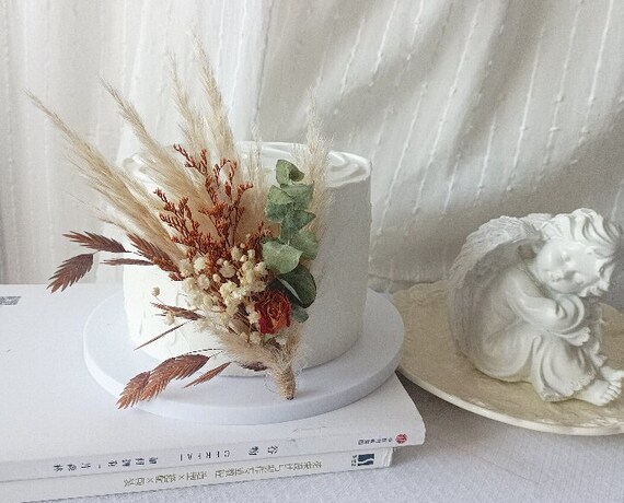 Cake Topper Dried Flower Cake Topper-party Cake - Etsy