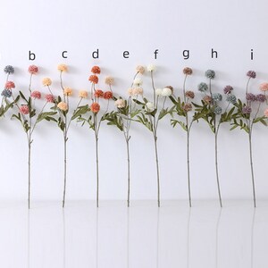 5 Sticks5 Dandelions,assorted Color Dandelions,wedding Bouquet,home ...