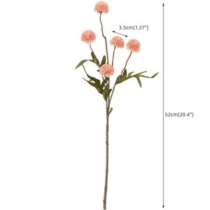 5 Sticks5 Dandelions,assorted Color Dandelions,wedding Bouquet,home ...