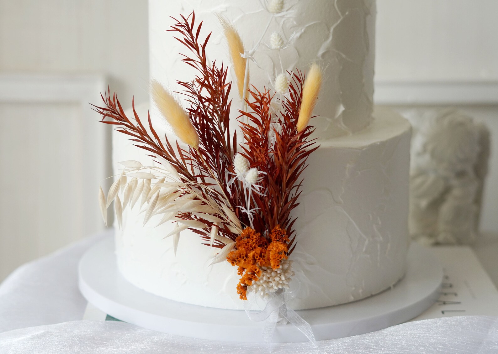 Cake Topper Dried Flower Cake Topper-party Cake - Etsy