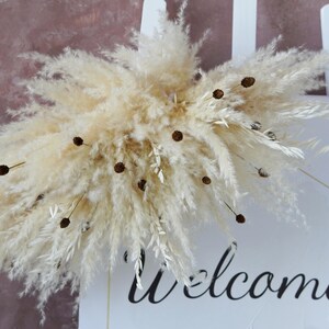 Boho Wedding Arrangement,welcome Sign,wedding Sign Flower,pampas Grass ...