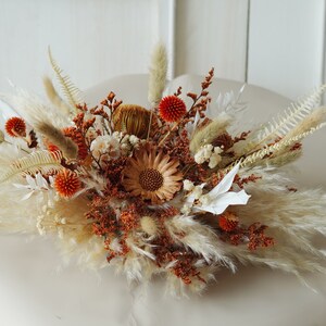 Rust Colored Wedding Decoration Flower,wedding Table Centerpiece ...