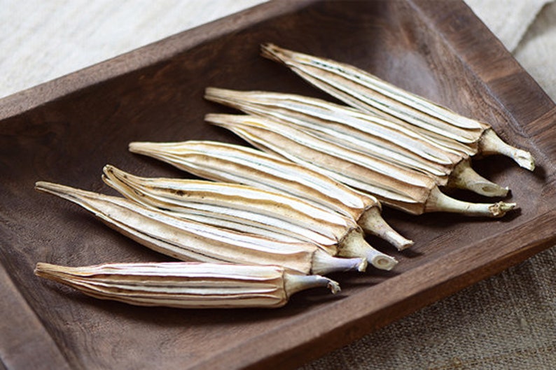 Dried Okra Pods Natural Decor Okra Pods Dried Decornatural - Etsy