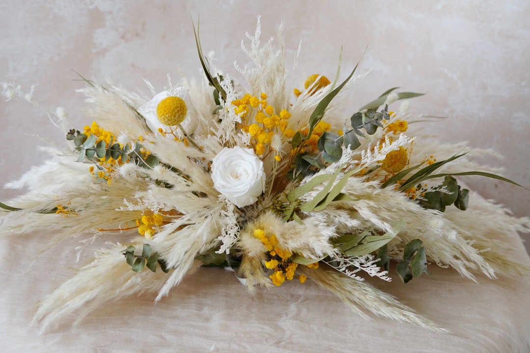 Yellow Table Flower,outdoor Wedding Table Flower,wedding Flower ...