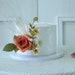 Orange Cake Topper Dried Flower Cake Topper-party Cake - Etsy