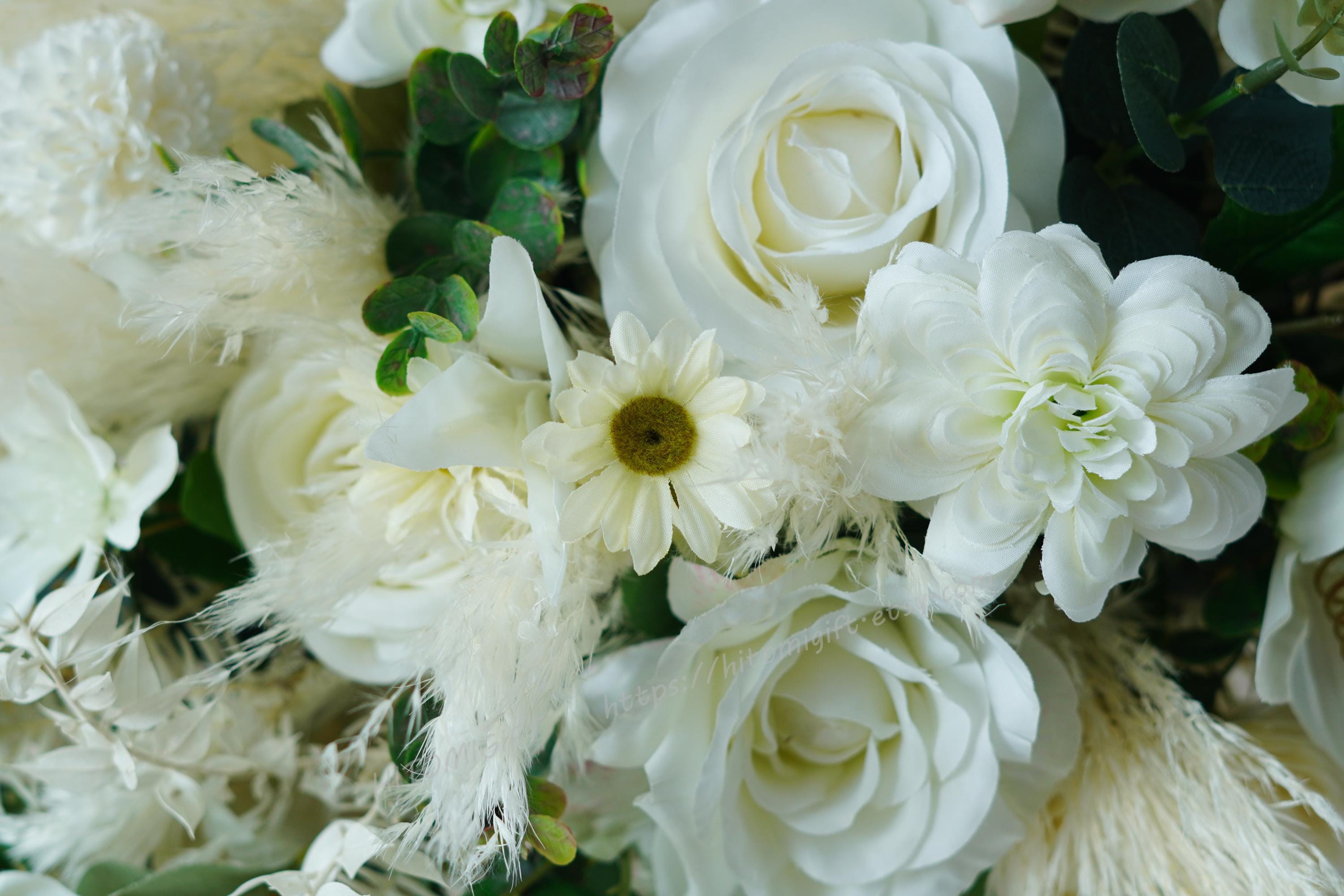 White Wedding Archway Flower,ceremony Arbor Flowers,wedding Corner Swag ...