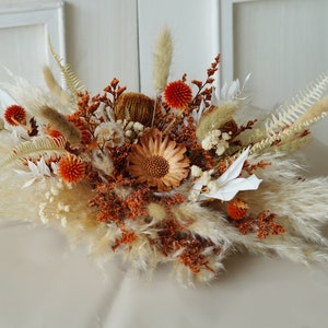 Rust Colored Wedding Decoration Flower,wedding Table Centerpiece ...