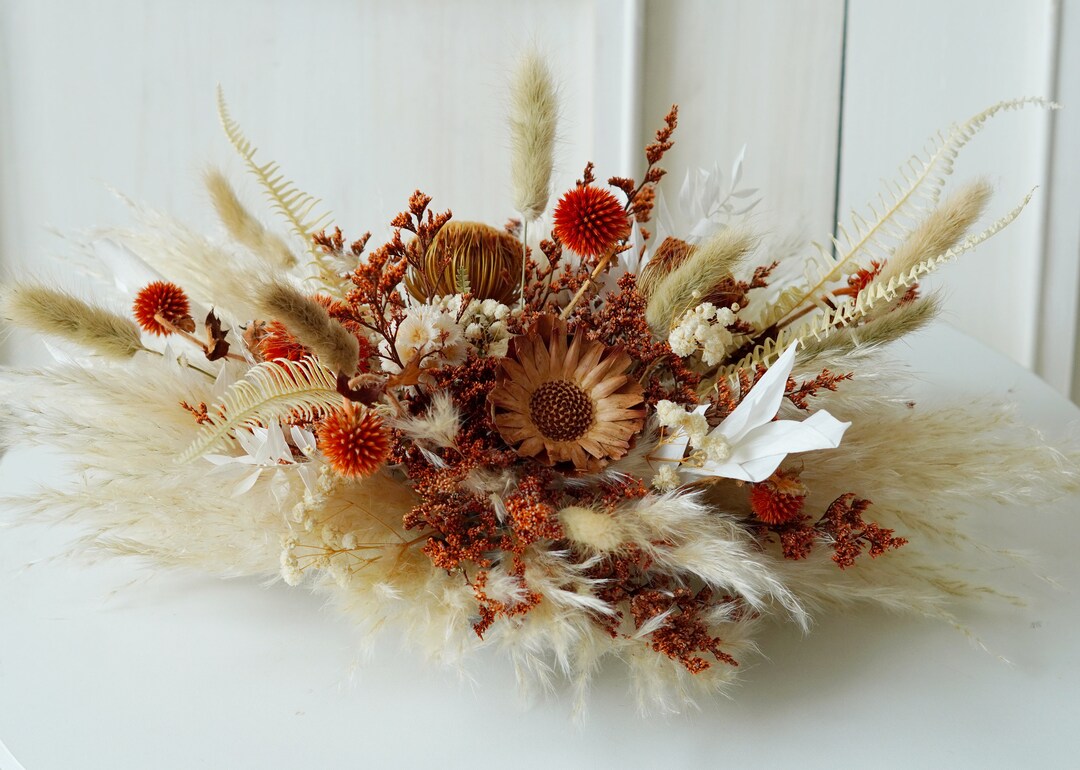 Rust Colored Wedding Decoration Flower,wedding Table Centerpiece ...