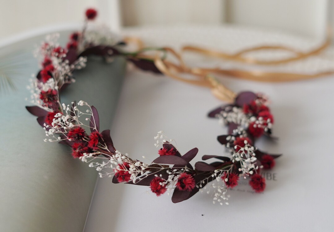 Flower Crown/dainty Wedding Floral Flower Crown/ Bridal Hair Accessory ...