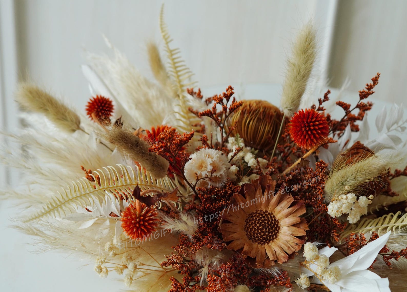 Rust Colored Wedding Decoration Flower,wedding Table Centerpiece ...