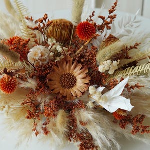 Rust Colored Wedding Decoration Flower,wedding Table Centerpiece ...