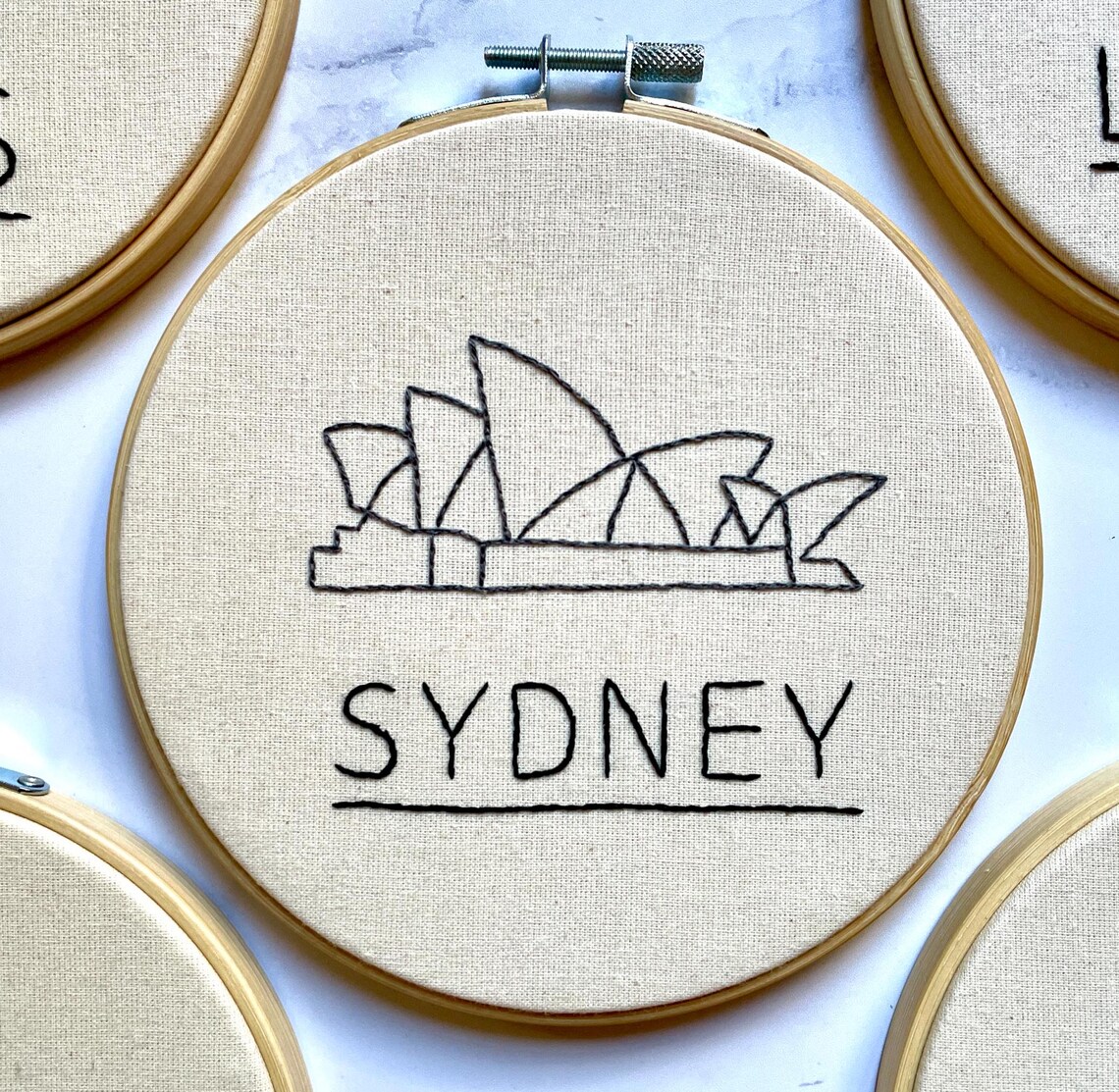 World Cities Series - Set of 5 Embroidery Patterns - London Sydney Rome ...