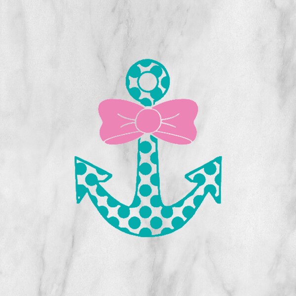 Circle Bow Monogram - Etsy