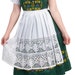 Elegant 3-piece Long Green Dirndl Dress Set for Bavarian Festivities ...