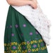 Elegant 3-piece Long Green Dirndl Dress Set for Bavarian Festivities ...