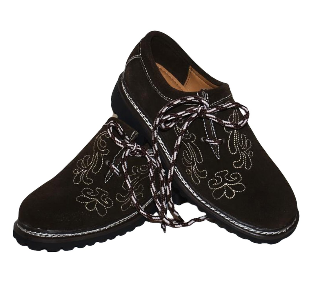 Men’s Authentic German Lederhosen Shoes, Premium Leather Craftmanship ...