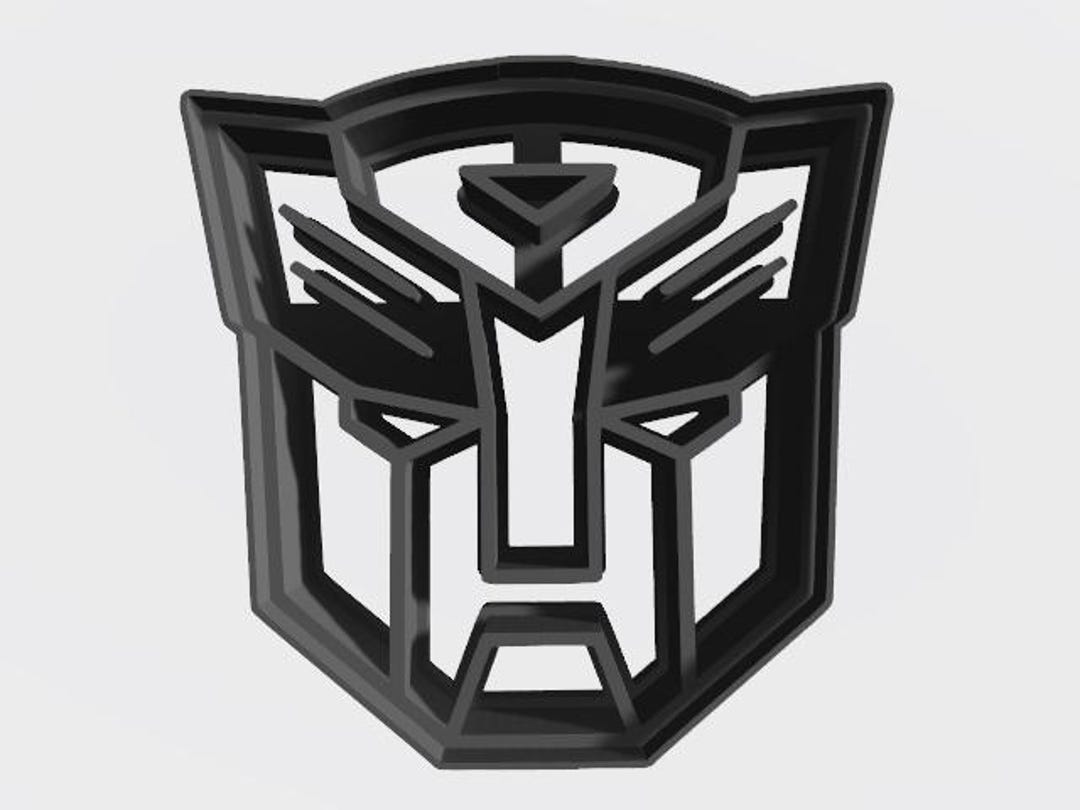 Transformers Cookie Cutters Set Autobot & Decepticon Logos 3D Printed ...