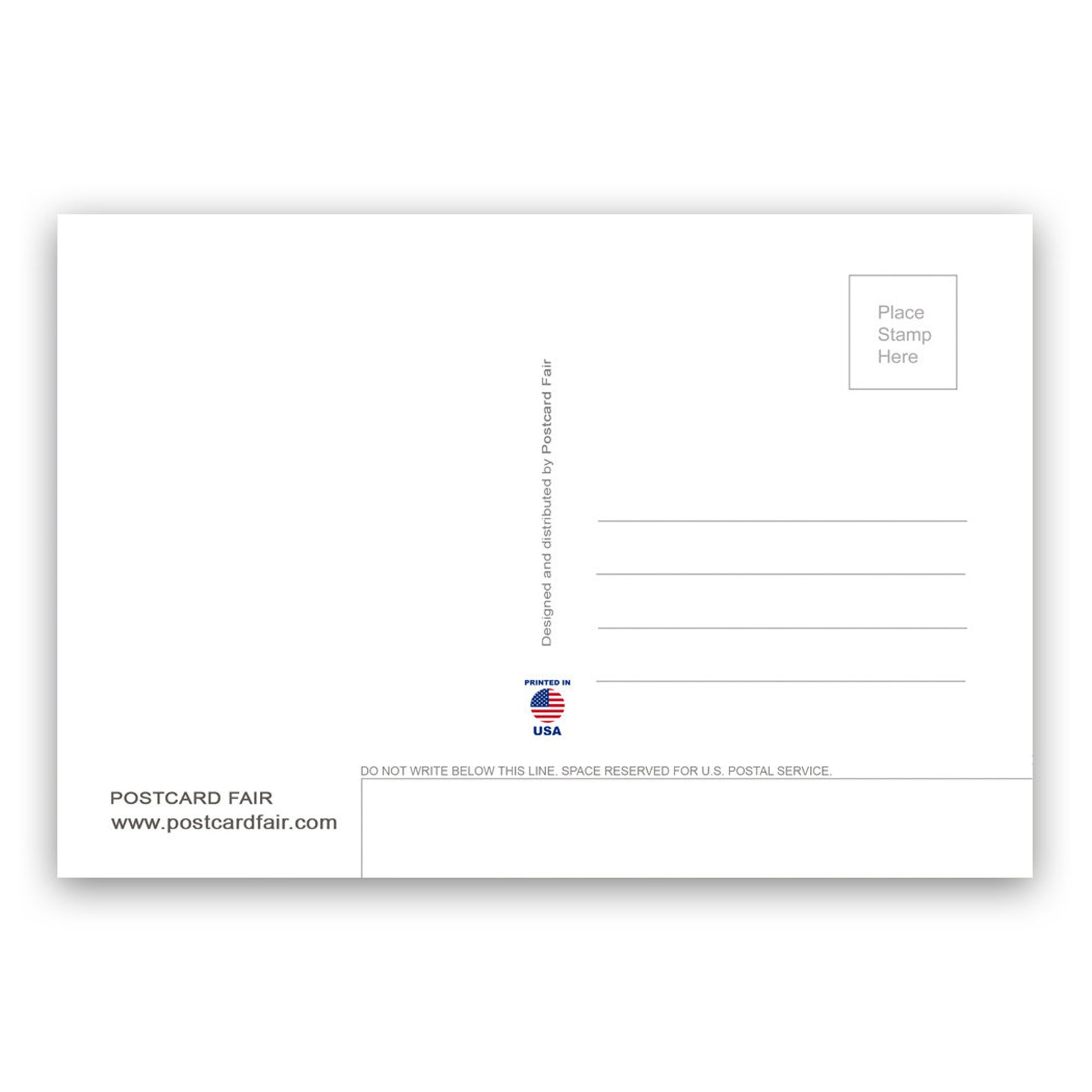 TEXAS State MAP Postcard Set of 20 Identical Postcards. Post Cards With ...