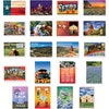 United States Vintage TRAVEL POSTERS Postcard Set of 20. Post Card ...
