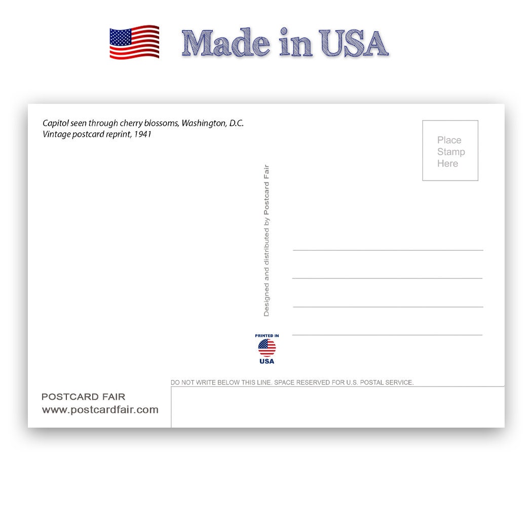 WASHINGTON D.C. VINTAGE REPRINTS Postcard Set of 20 Postcards. Set of ...
