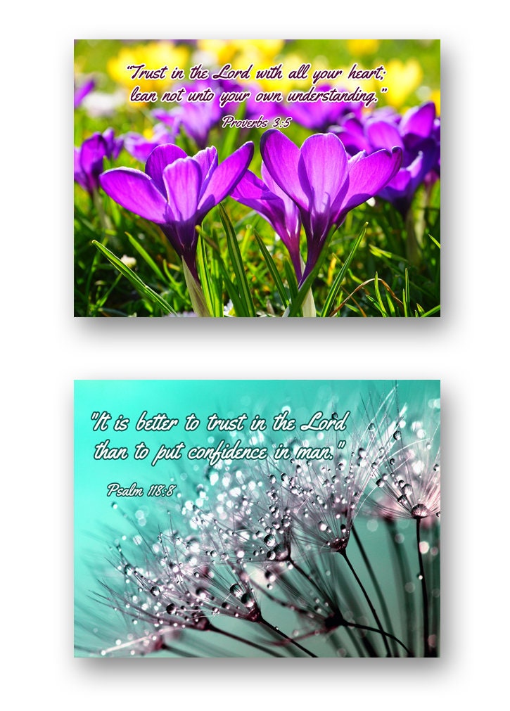 BIBLE QUOTES Note Card Set of 10. Blank Inside. Book Theme Variety Pack ...