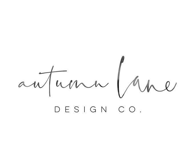 Premade Logo Design Simple Logo Text Logo Watermark Logo - Etsy