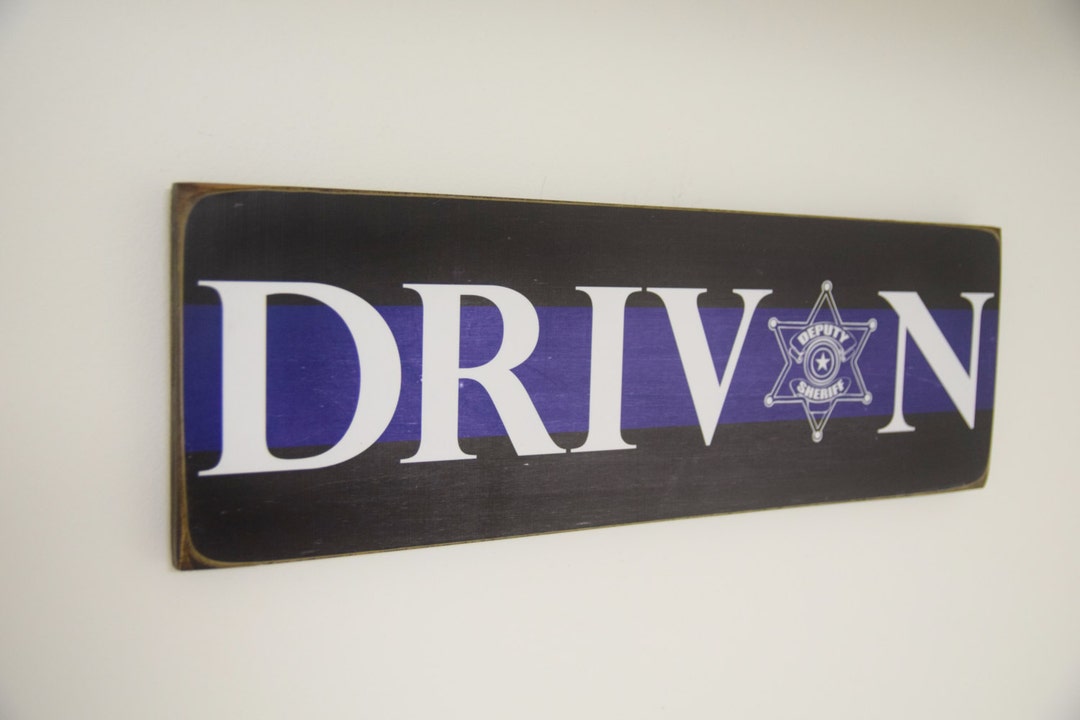 Sheriff's Deputy Name Sign, Family Name, Police Decor, Police Officer ...