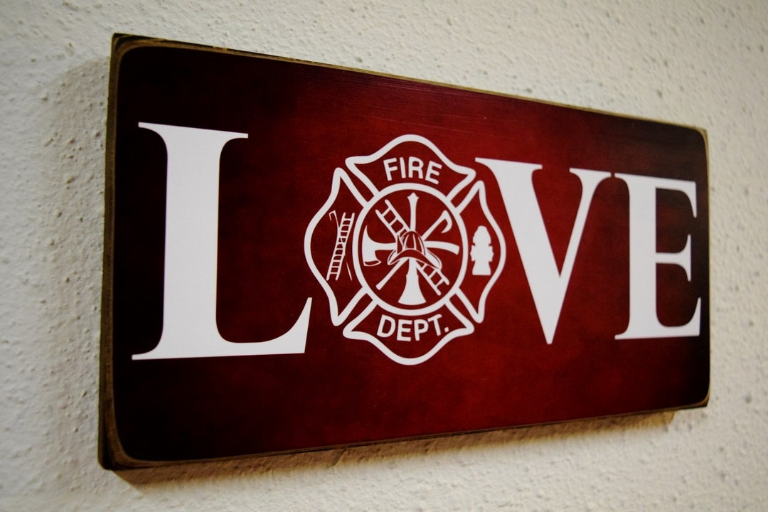Firefighter Gift, Fireman Gift, Firefighter Decor, Fireman Decor ...