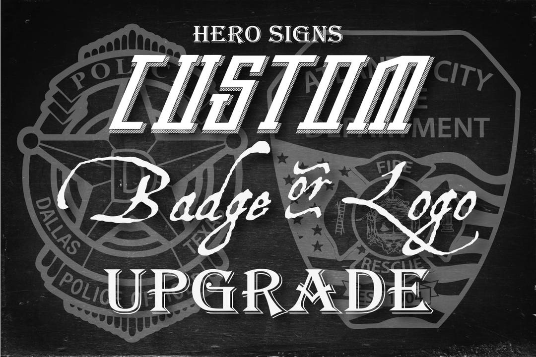 Custom BADGE or LOGO Upgrade - Etsy