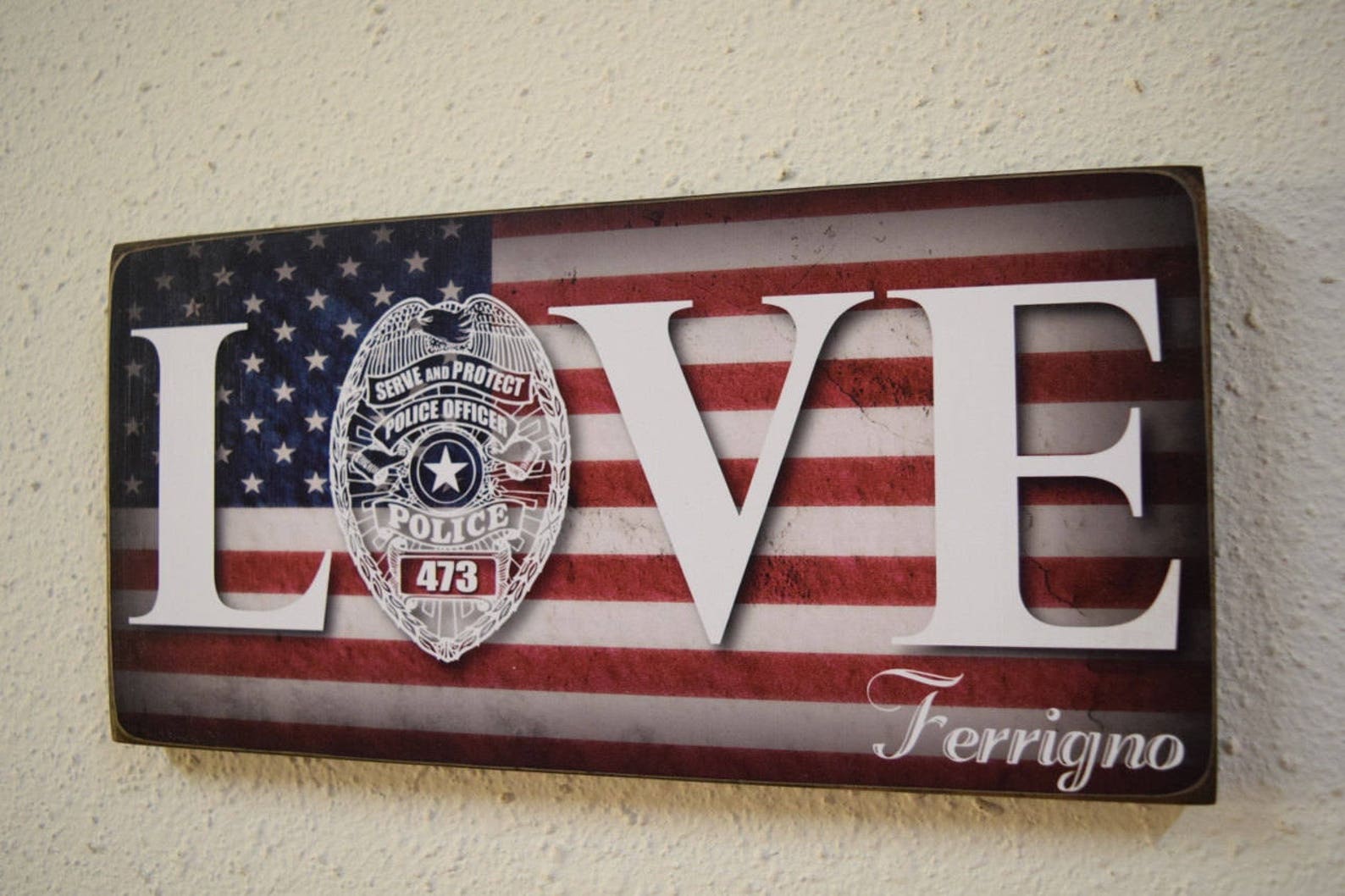 Police Wedding Gift Police Officer Anniversary Gift - Etsy
