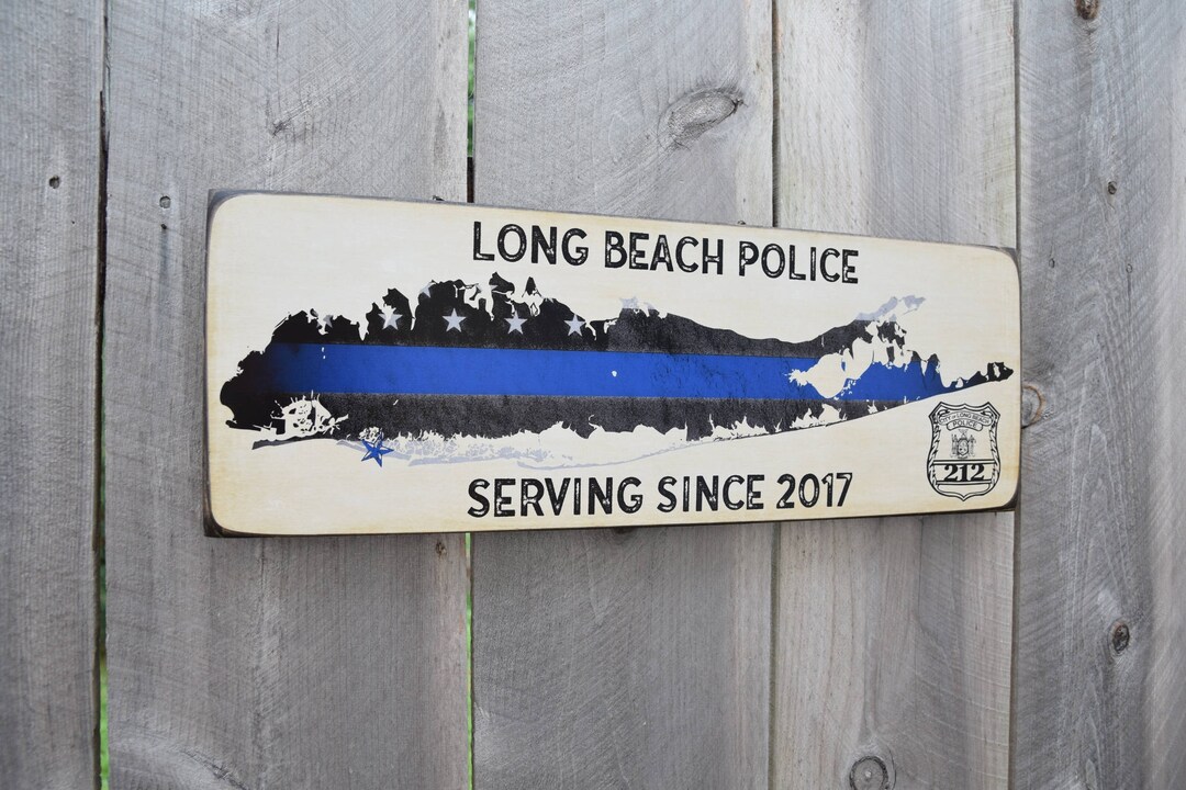 Long Island Police Officer Sign, Police Gifts, Police State Sign ...